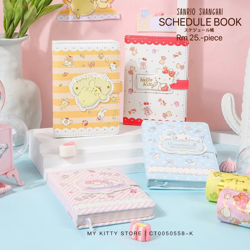 Joytop Shanghai X Sanrio Hello Kitty My Melody A5 Schedule Book ...