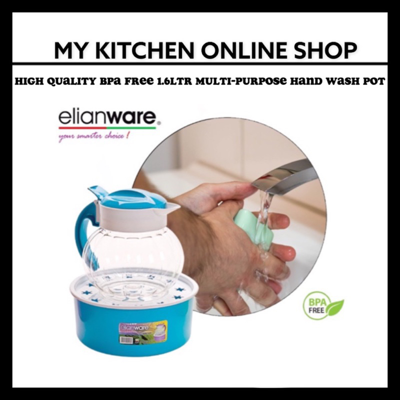 High Quality BPA FREE 1.6LTR Multi-purpose Hand Wash Pot With Tray ...