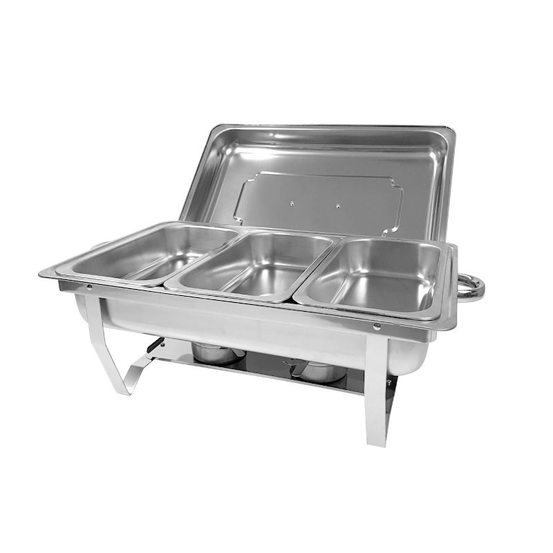 KT WARE STAINLESS STEEL CHAFING DISH FOOD WARMER SERVING TRAY BUFFET ...
