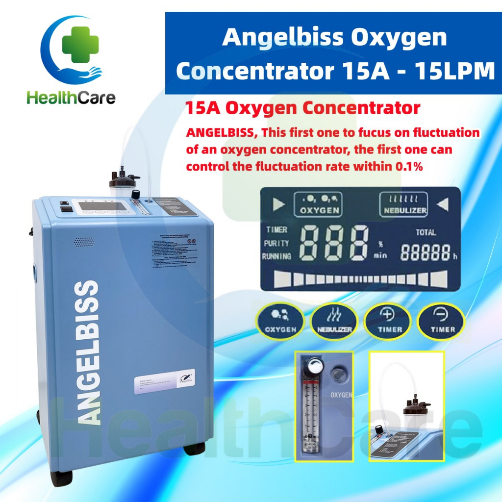 Angelbiss Oxygen Concentrator 15A - 15LPM | Shopee Malaysia