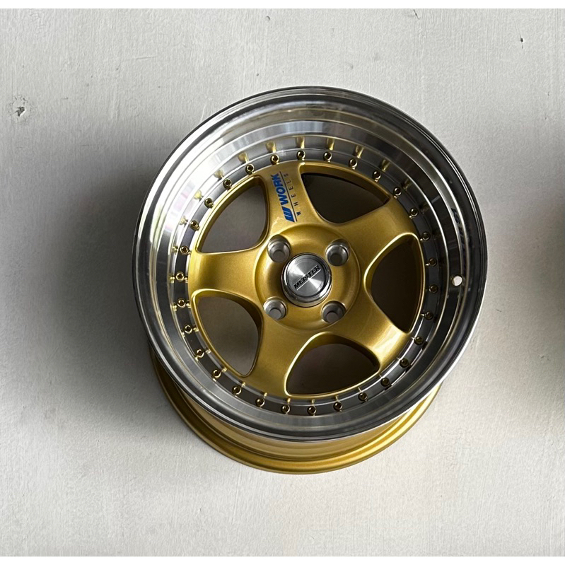Rim 15” saga/wira/myvi/axia/viva/kenari work emotion 7.5jj et28 pcd100 ...