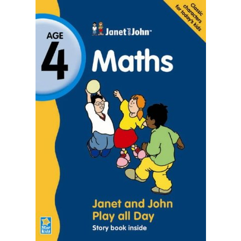 MATHS AGE 4 WITH JANET & JOHN PLAY ALL DAY (STORY BOOK INSIDE) WITH ...