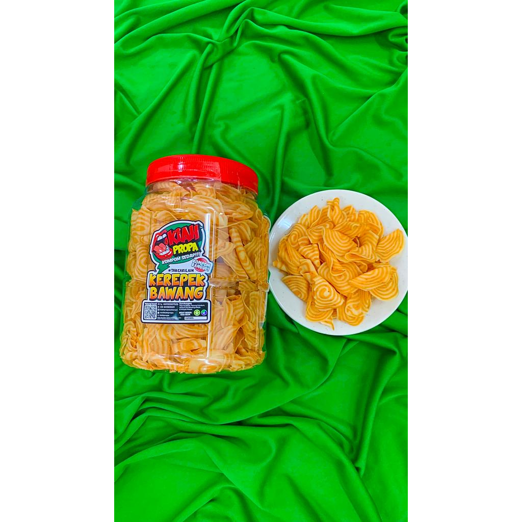 Kiah propa Kerepek Bawang confirm sedap dan Nipis 500grm | Shopee Malaysia
