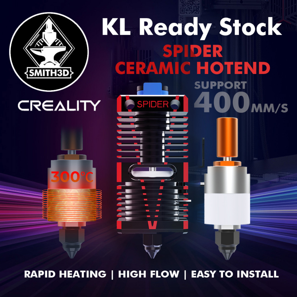 Creality Spider Ceramic High Temperature Hotend | Shopee Malaysia
