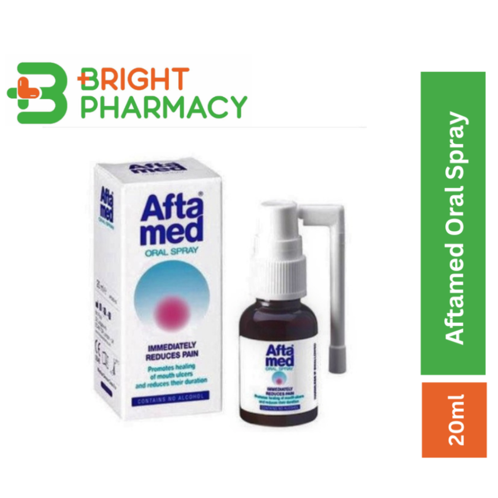 Aftamed Oral Spray 20ml (Sore throat/ Mouth ulcer) | Shopee Malaysia