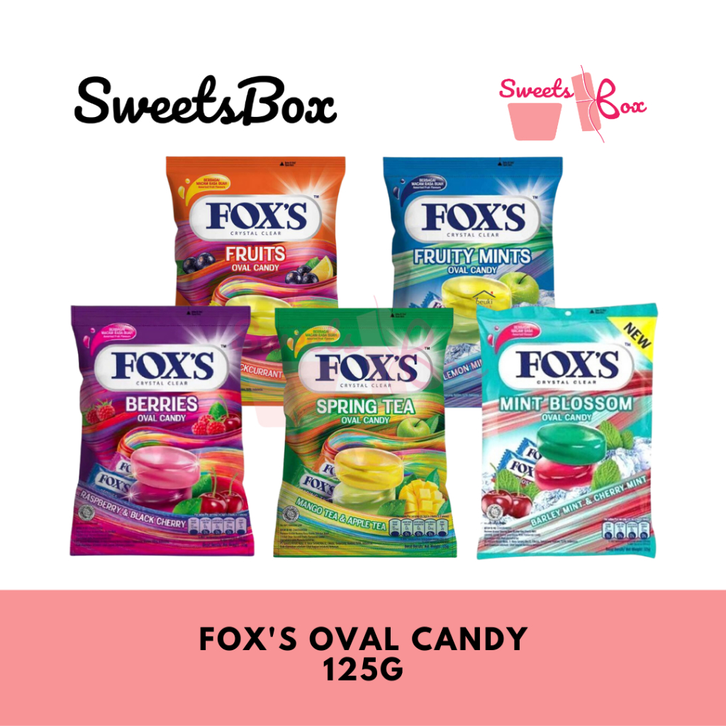 Sweetsbox | Assorted Fox's Candy 90g / Oval Candy 125g / Stickpack ...