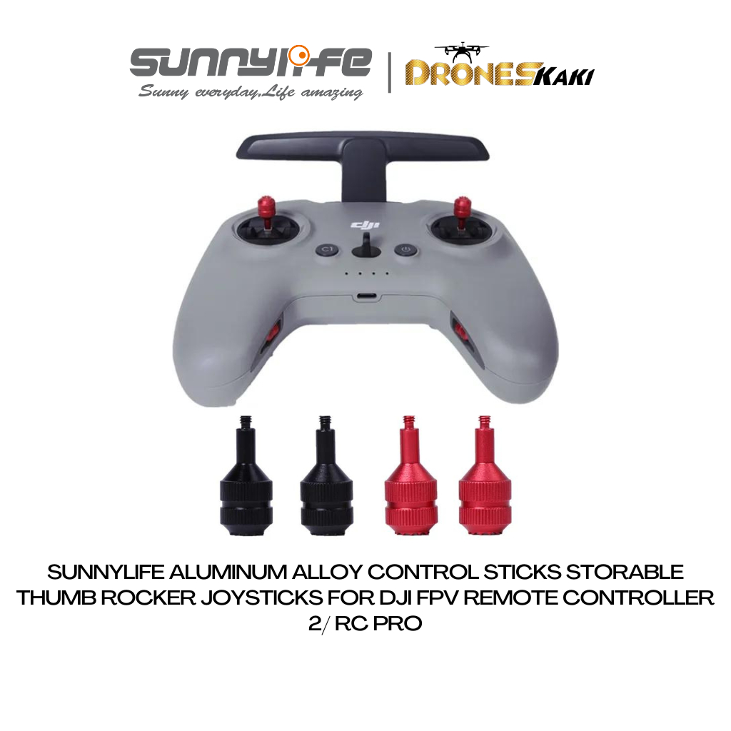 Sunnylife Aluminum Alloy Control Sticks Thumb Rocker Joysticks For DJI ...