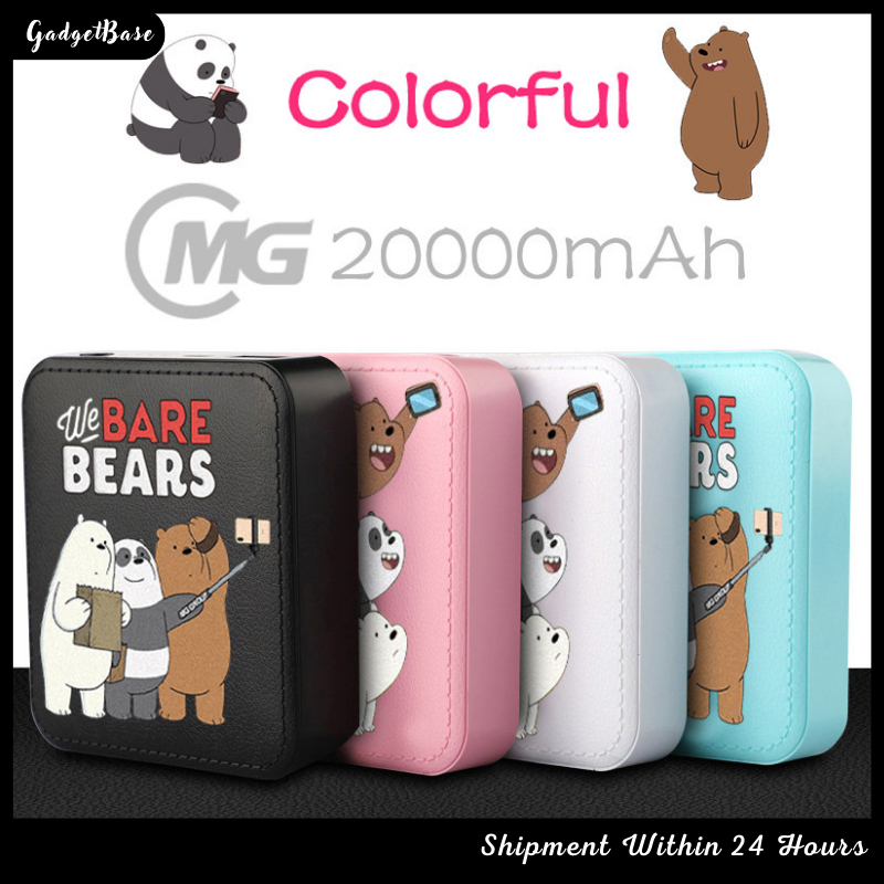 20,000mAh PowerBank Cute Cartoon Bear Mini Power Bank External ...