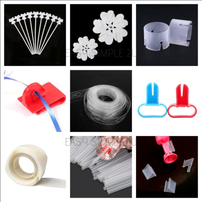 Balloon Tape Nano Strip Chain Connector Flower Clip Tying Tool Balloon ...