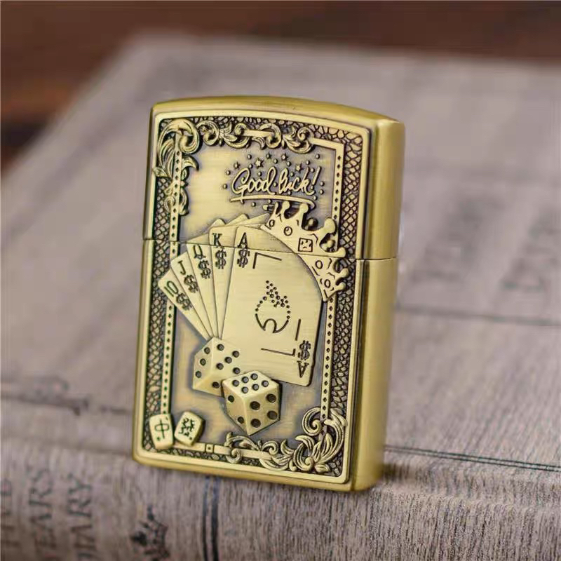 🔥Poker Ordinary Flame Lighter(Normal Flame) | Shopee Malaysia