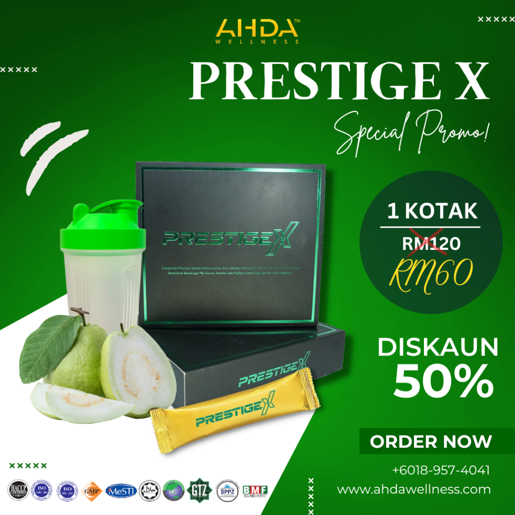 (HQ) PRESTIGE X - DETOX, PRODUK KURUS, CUCI USUS, MENGAWAL SELERA MAKAN ...