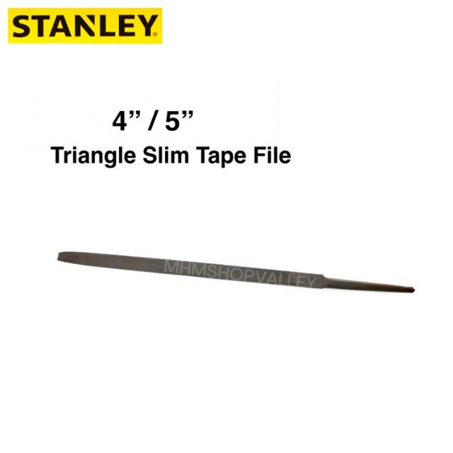 STANLEY Triangle Slim Taper File 4” 5” | Shopee Malaysia