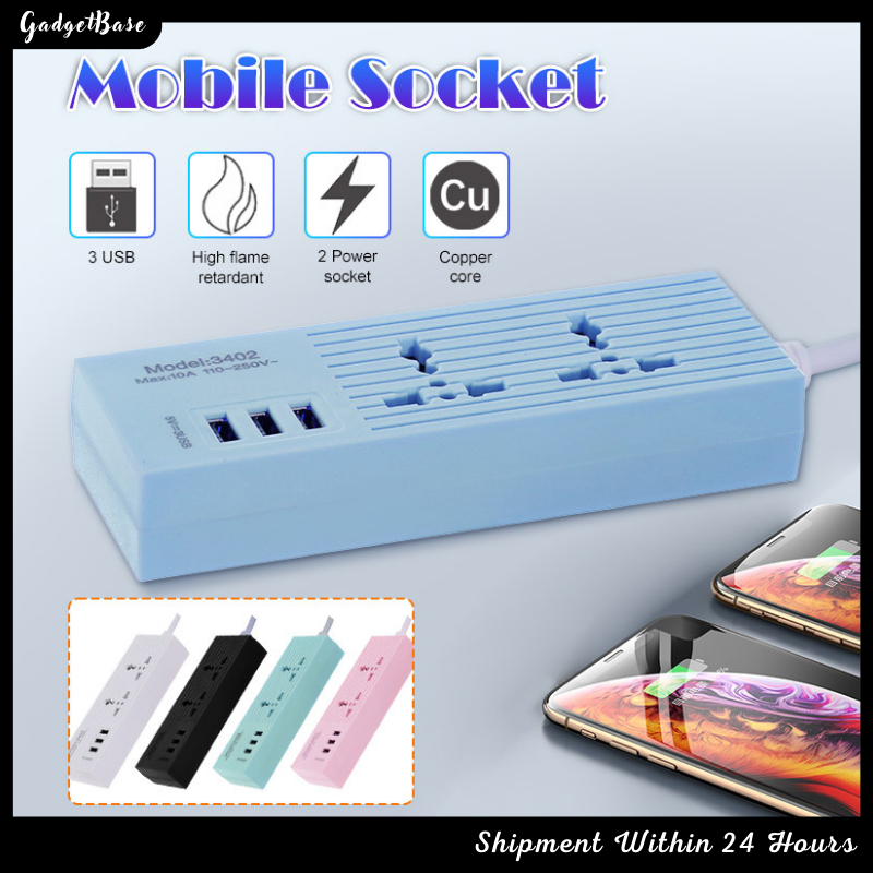 Extension Plug Power Socket Electric Sockets Elektrik Soket Extension ...