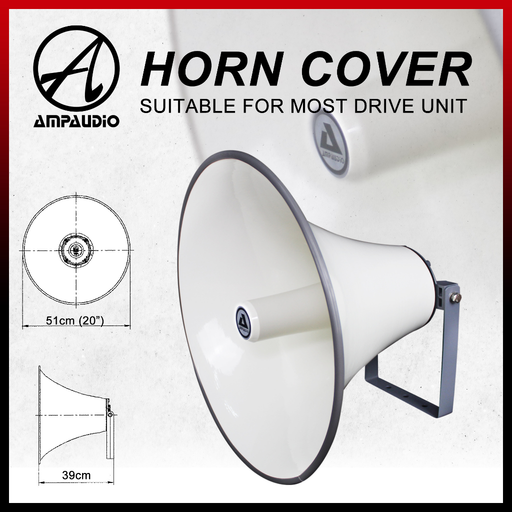 AmpAudio 20" HORN Speaker 20 inch ( For Surau & Masjid Azan ) | Shopee ...