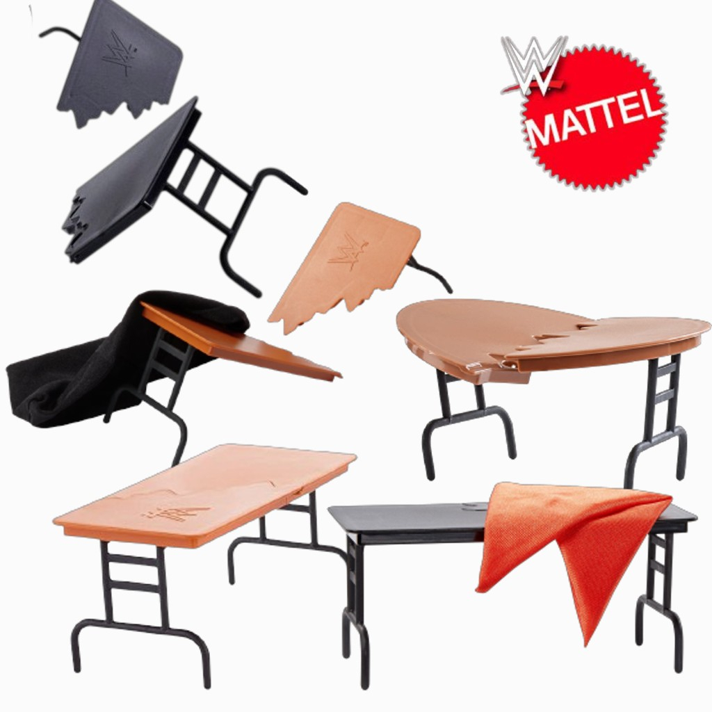 Mattel WWE Breakable Table for 6-inch Wrestling Figure Accessories ...