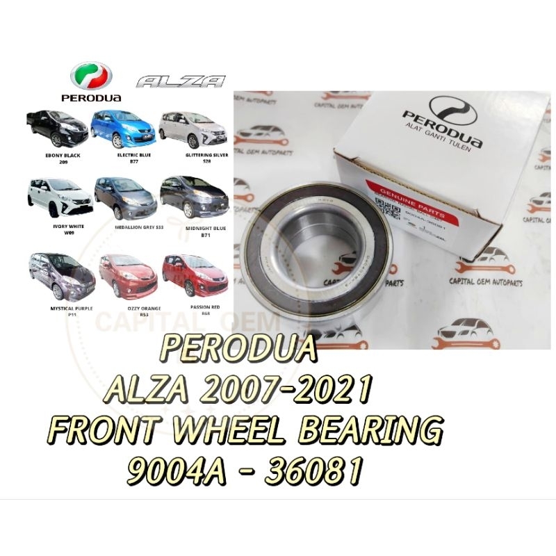 ORIGINAL PERODUA ALZA 2005-2025 MYVI D20N GEN3 ARUZ ATIVA FRONT WHEEL ...
