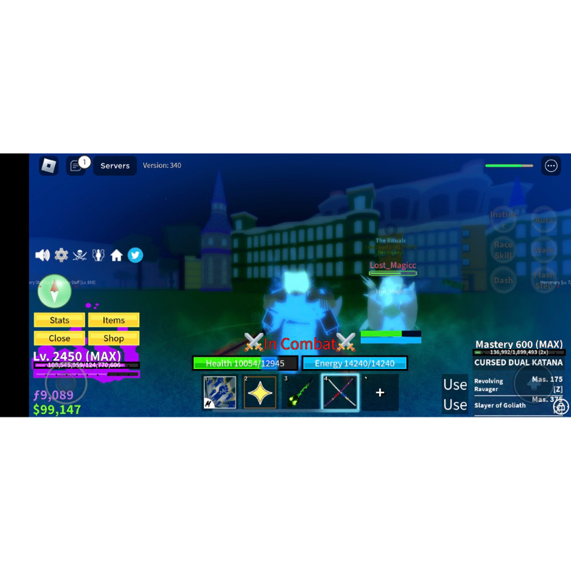 Blox Fruits Account with Full Shark V4 and Perm Flame | Shopee Malaysia