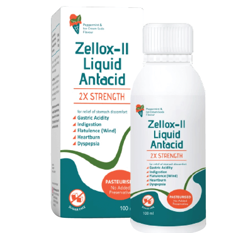 ZELLOX-II ANTACID LIQUID 100ML | Shopee Malaysia