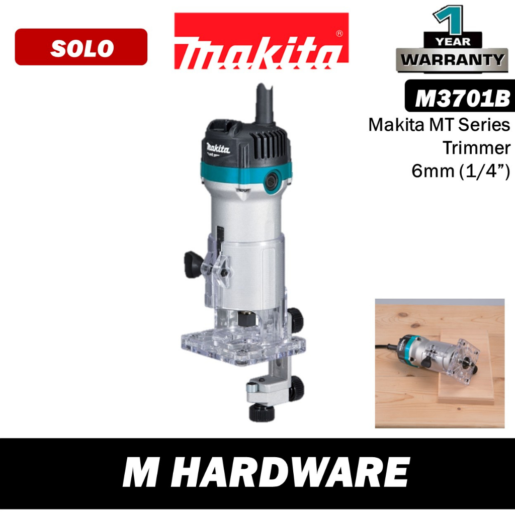 MAKITA M3701B Trimmer Router 530W [ MT Series ] LAMINATE TRIMMER ...