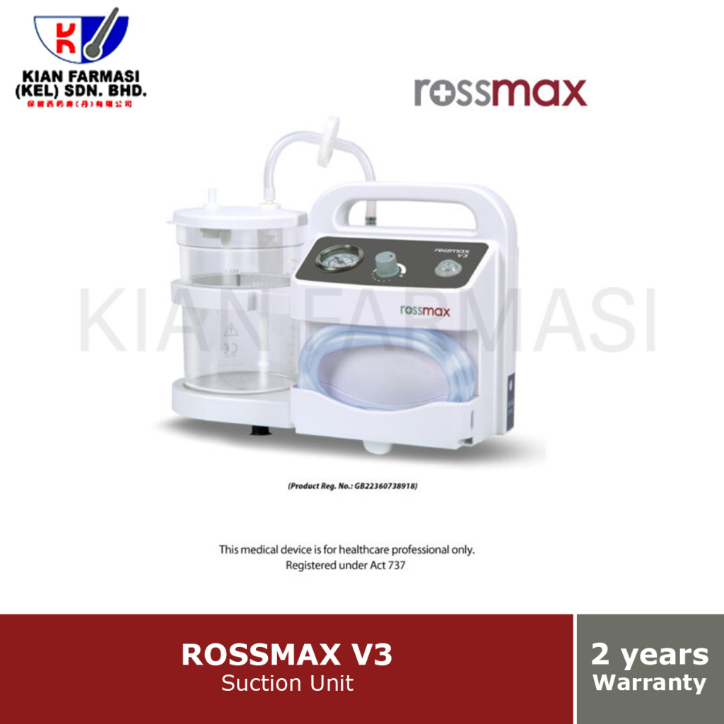 ROSSMAX V3 Smooth & Comfort Suction Unit (Professional Use) | Shopee ...