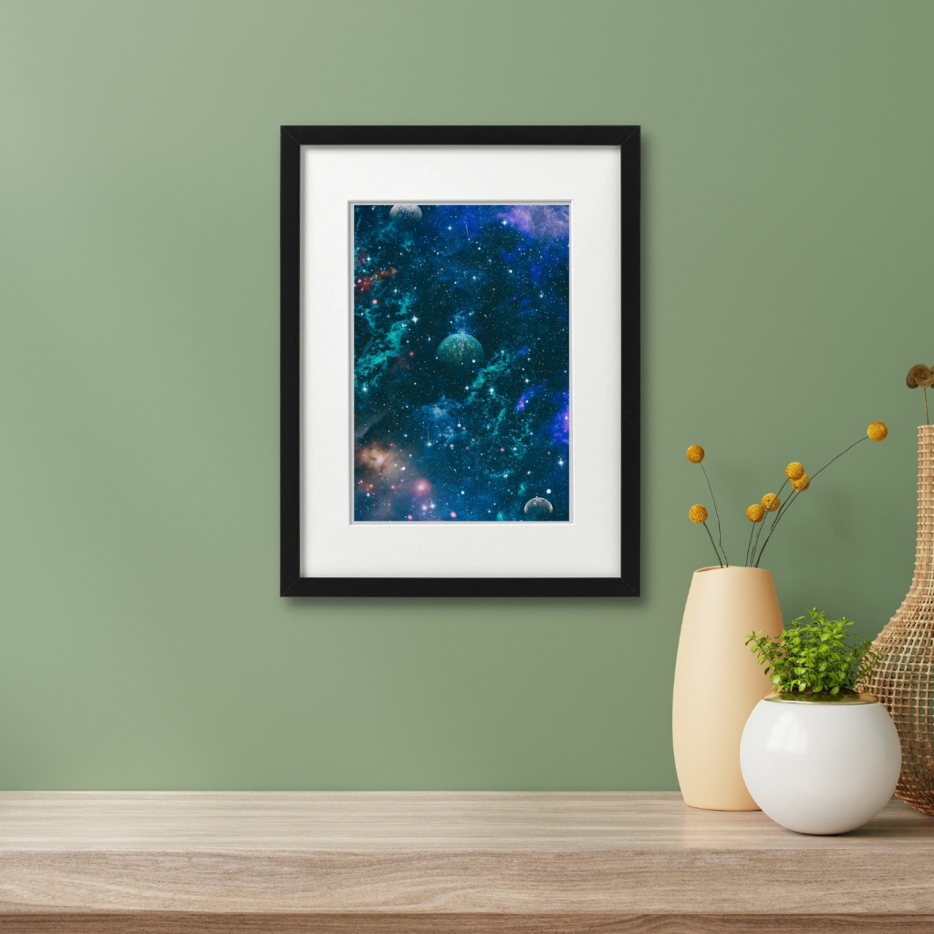 Ikea Rodalm F33 wall deco 30 x 40cm including picture / gambar poster ...