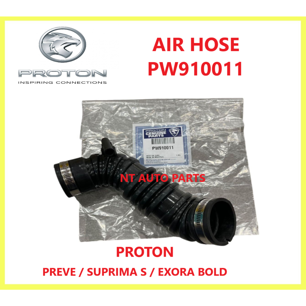 100% GENUINE PROTON PW910011 THROTTLE AIR HOSE /ZIP TUBE WITH S CLIP ...