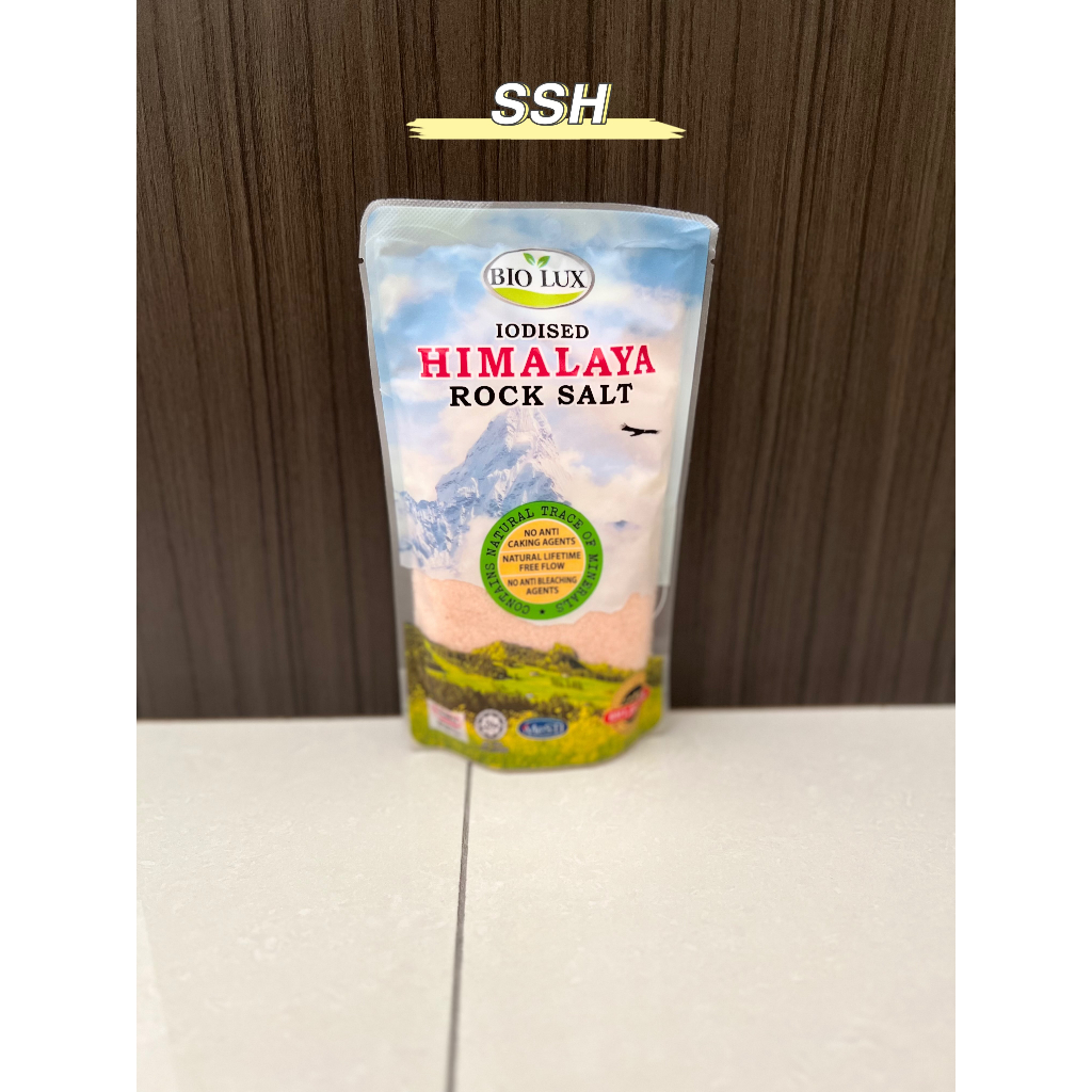 BIO LUX IODISED HIMALAYA ROCK SALT 500G | Shopee Malaysia