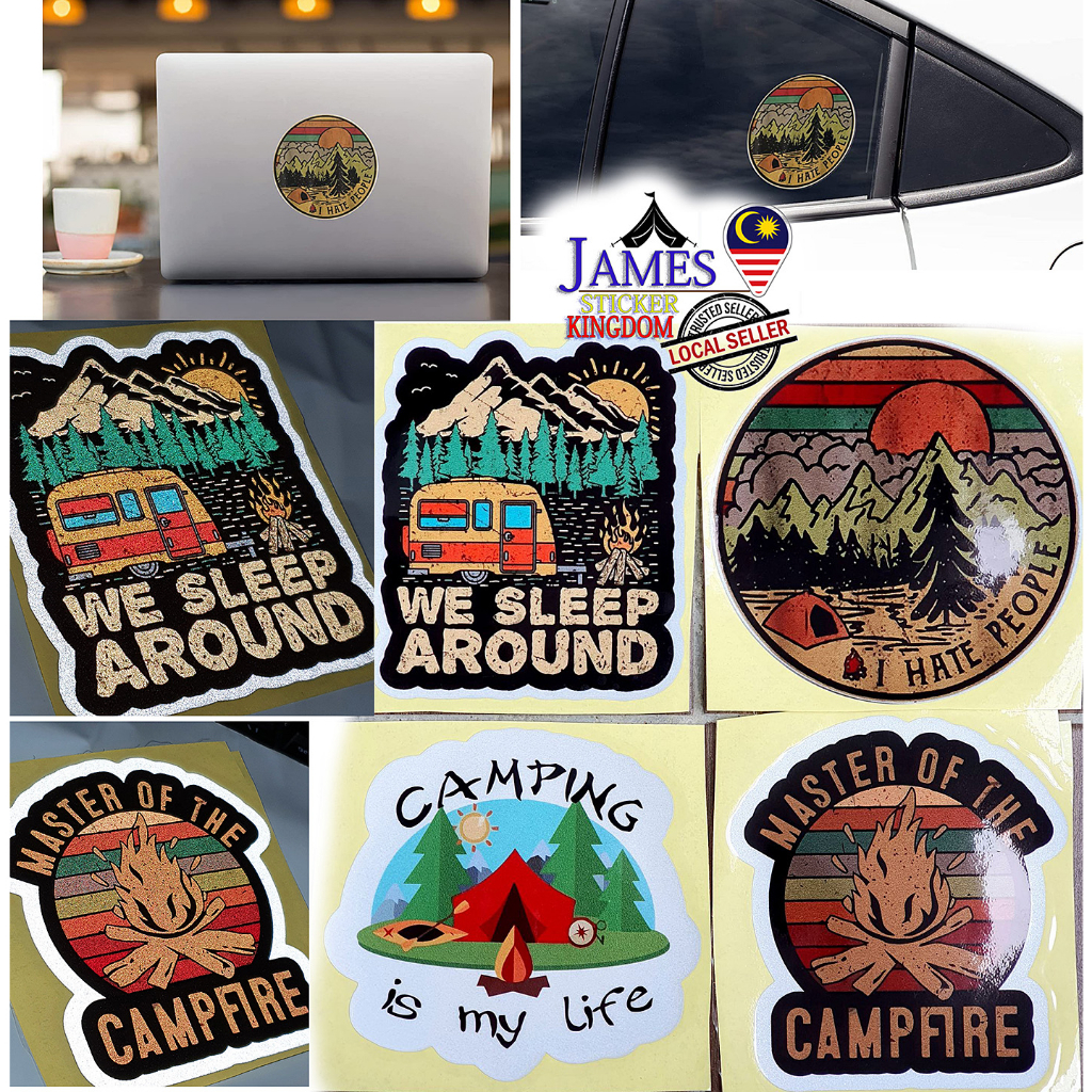 Car Sticker Rlective Outdoor Camping Decoration Cutting Stickers ART ...
