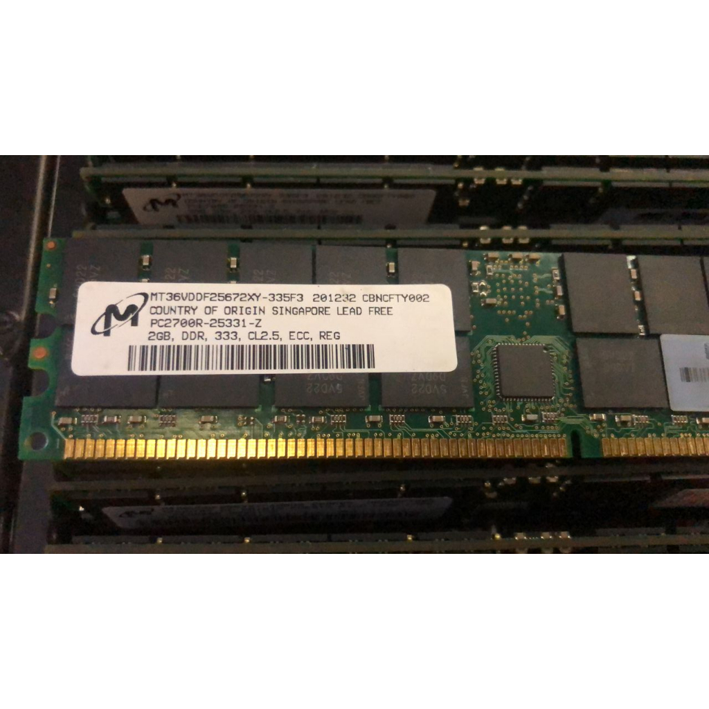 2GB DDR PC2700 333MHZ / 400MHZ ECC REG SERVER RAM | Shopee Malaysia