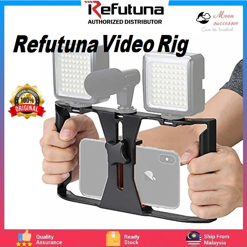 Refutuna Smartphone Video Rig Grip Stabilizer Cellphone Tripod Holder ...