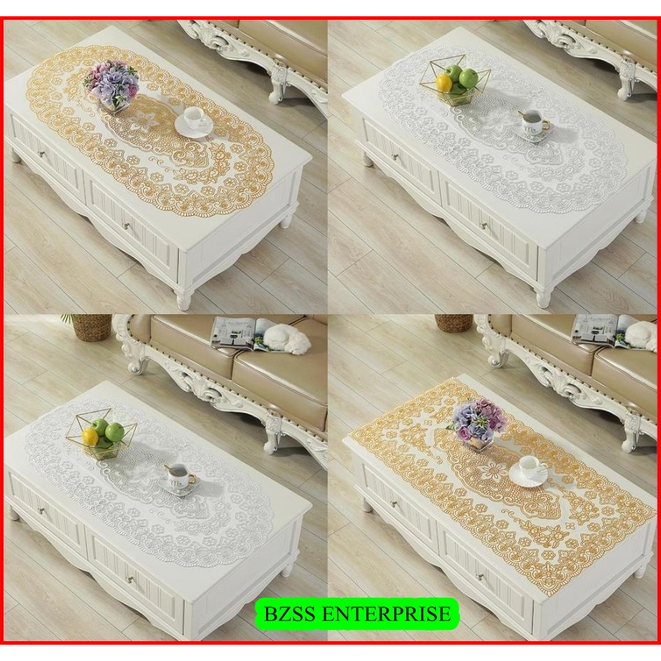 60CM X 120CM PVC Taplak Meja PVC Alas Meja PVC Penutup Meja Kalis Air ...
