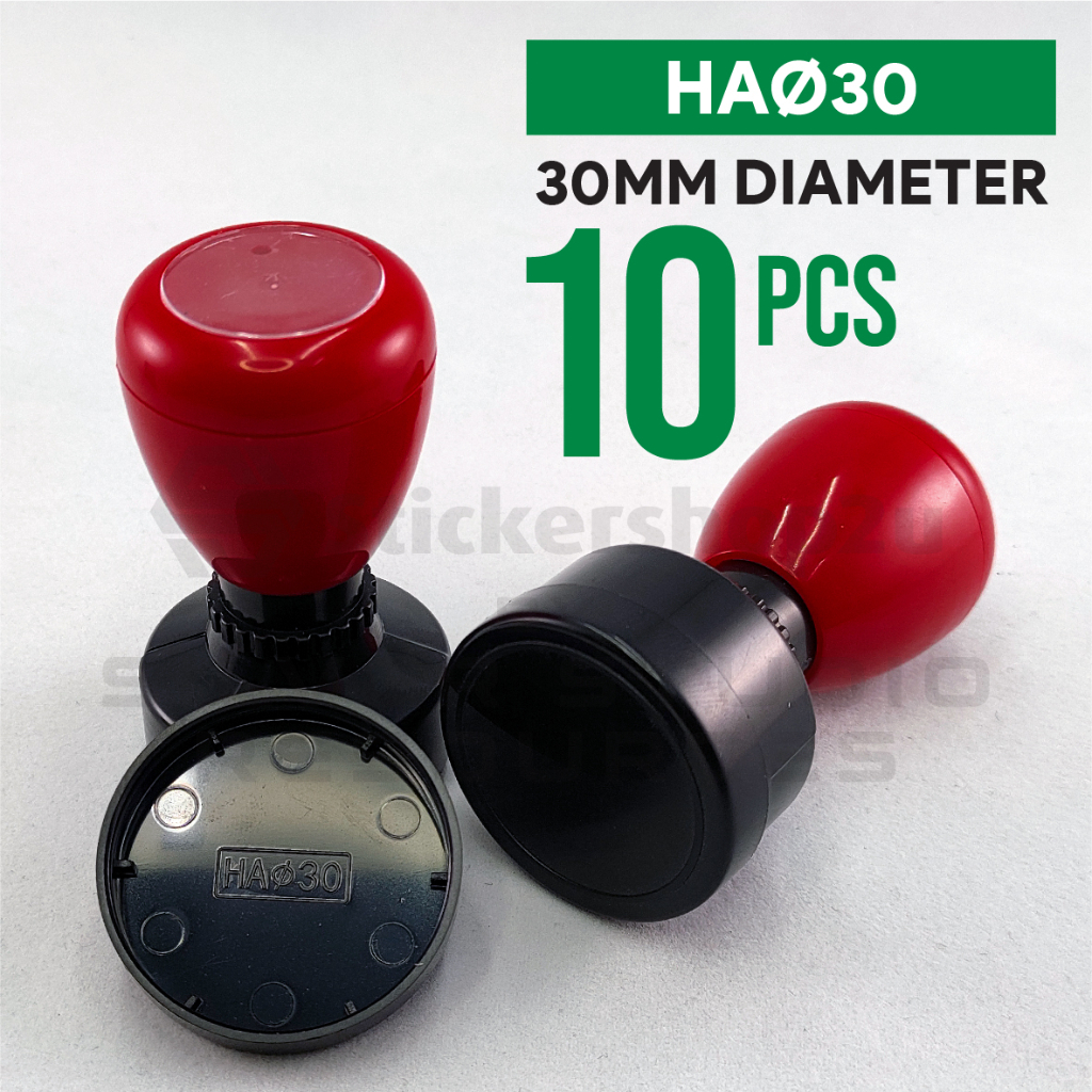 HA Round Flash Stamp Casing with 7mm Photosensitive Foam (10 Unit ...