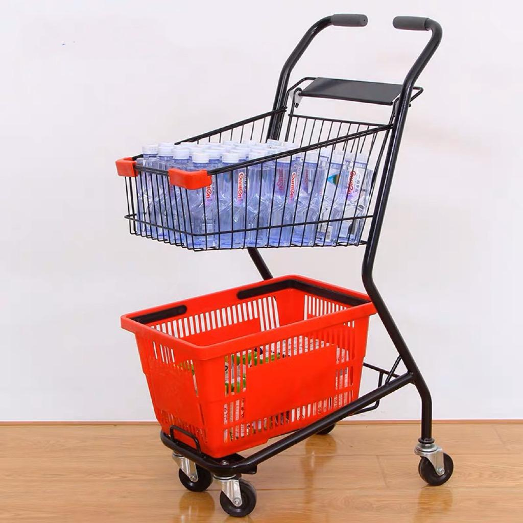 SHOPPING TROLLEY/ TROLLEY W/BABY SEAT 125L/ OPPA TROLLEY 60L | Shopee ...