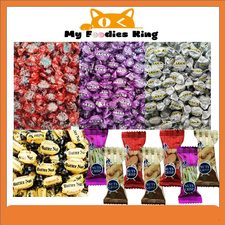 Gula gula Candy 25pcs Hacks Sweet candy original / blackcurrant / limau ...