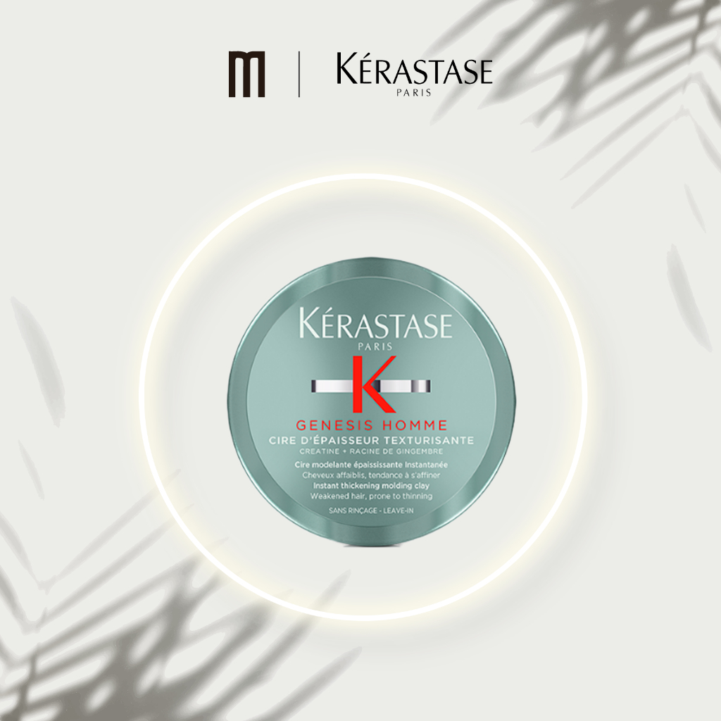 Kerastase Genesis Homme Anti Hair Loss Wax Modelling Clay for Men (95g ...