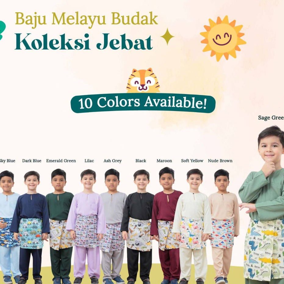 BAJU RAYA BUDAK - Baju Melayu Jebat | Shopee Malaysia