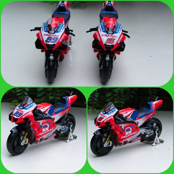 Maisto 1/18 MOTOGP 2021 Ducati Desmosedici Pramac Racing #89 Jorge ...
