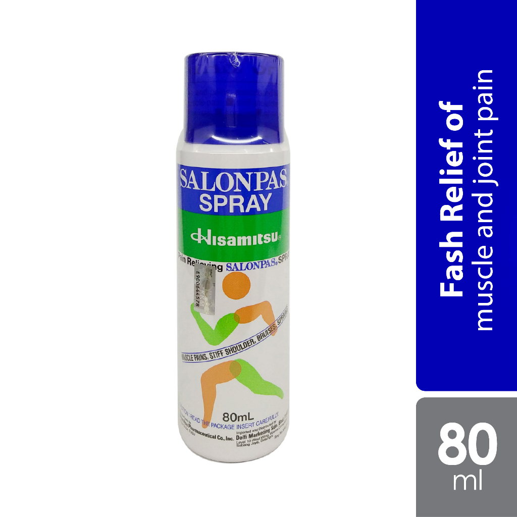 HISAMITSU SALONPAS SPRAY PAIN RELIEVING 80ML | Shopee Malaysia
