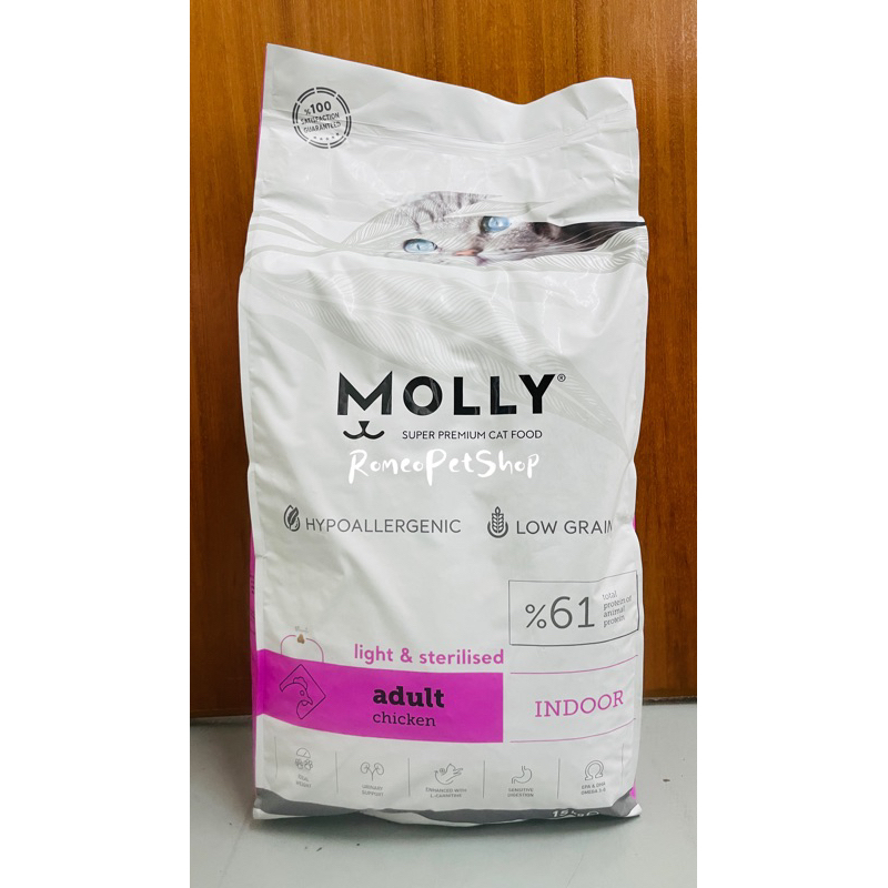 Molly Cat Food Adult Indoor Chicken 15kg | Shopee Malaysia