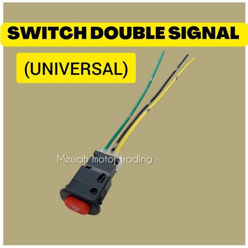 [READY STOCK] SWITCH DOUBLE SIGNAL (UNIVERSAL) | Shopee Malaysia