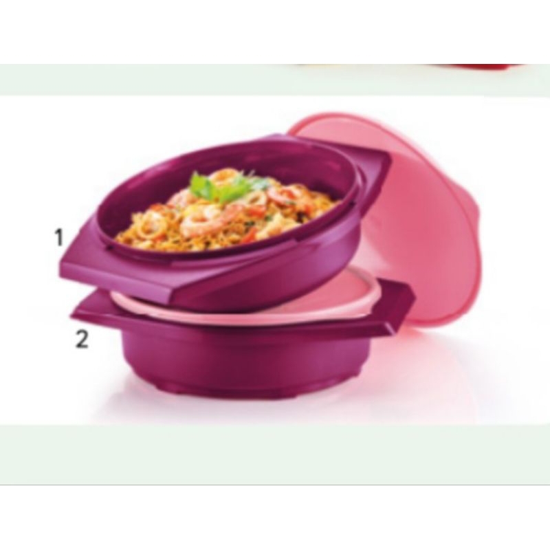 TUPPERWARE ROUND SERVER SET (2)1.8L | Shopee Malaysia