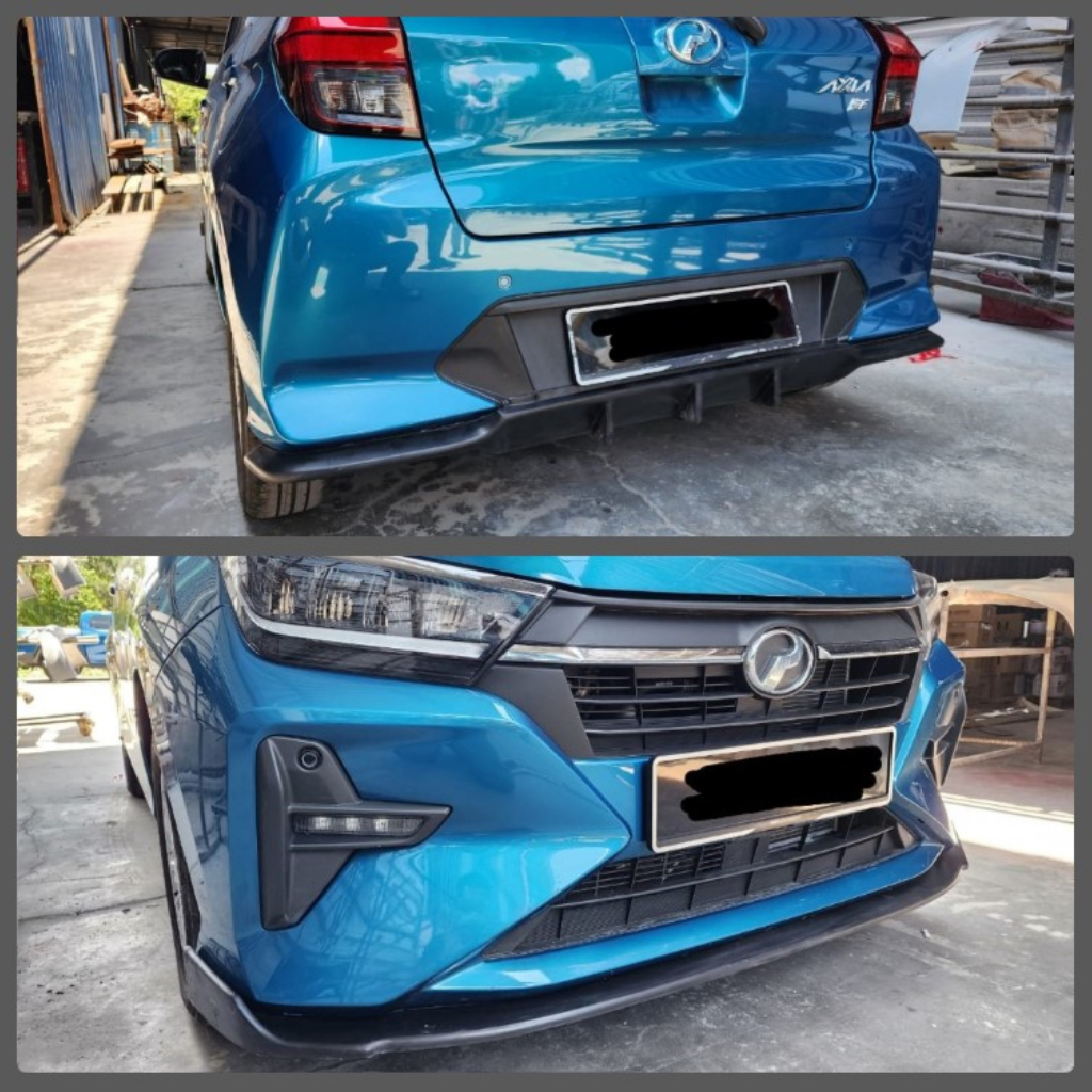 Perodua Axia 2nd Generation 2023 Takero Skirting Body Kit PU Ready ...