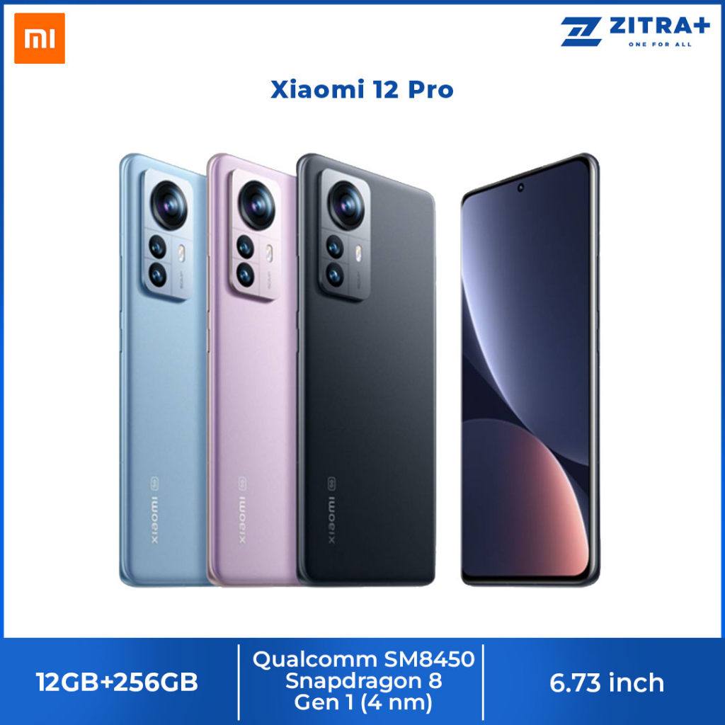 Xiaomi 12 Pro | 12GB+256GB | Qualcomm SM8450 Snapdragon 8 Gen 1 | Pro ...