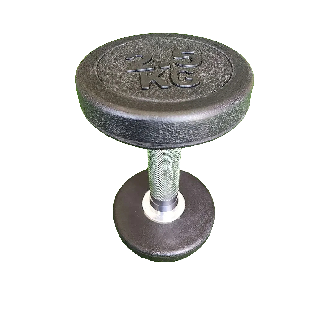 Dumbbell 2.5kg 5kg 7.5kg 10kg 12.5kg 17.5kg Rubber Coat Round Weight Lifting Training Workout ...