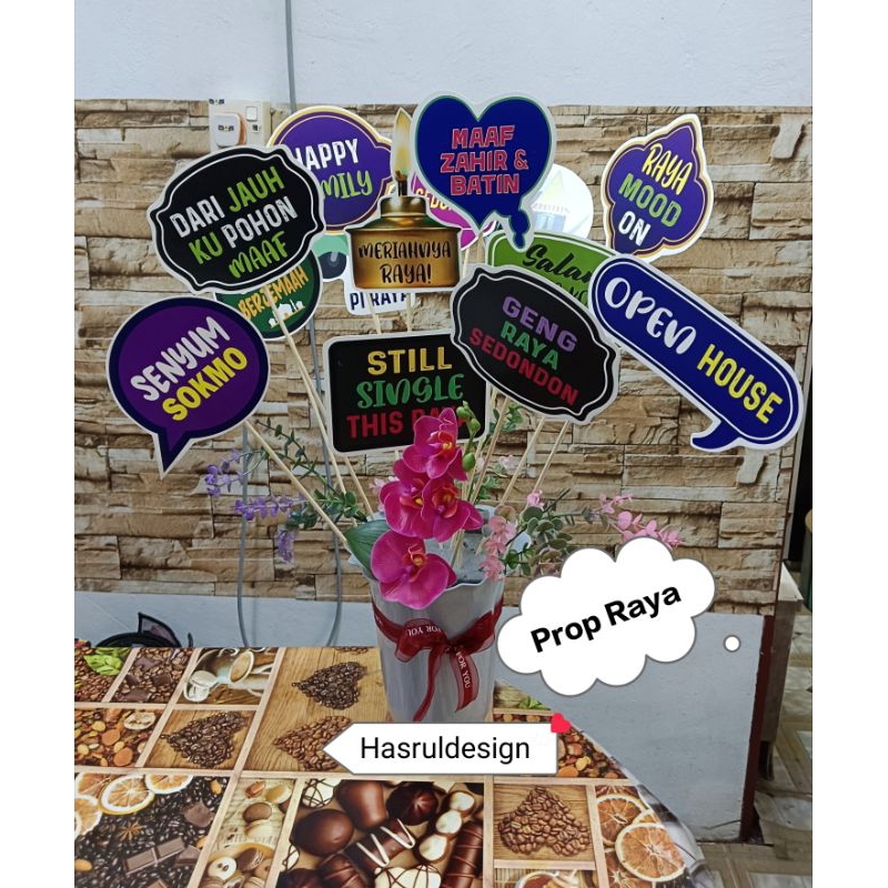 Prop Raya design random | Shopee Malaysia