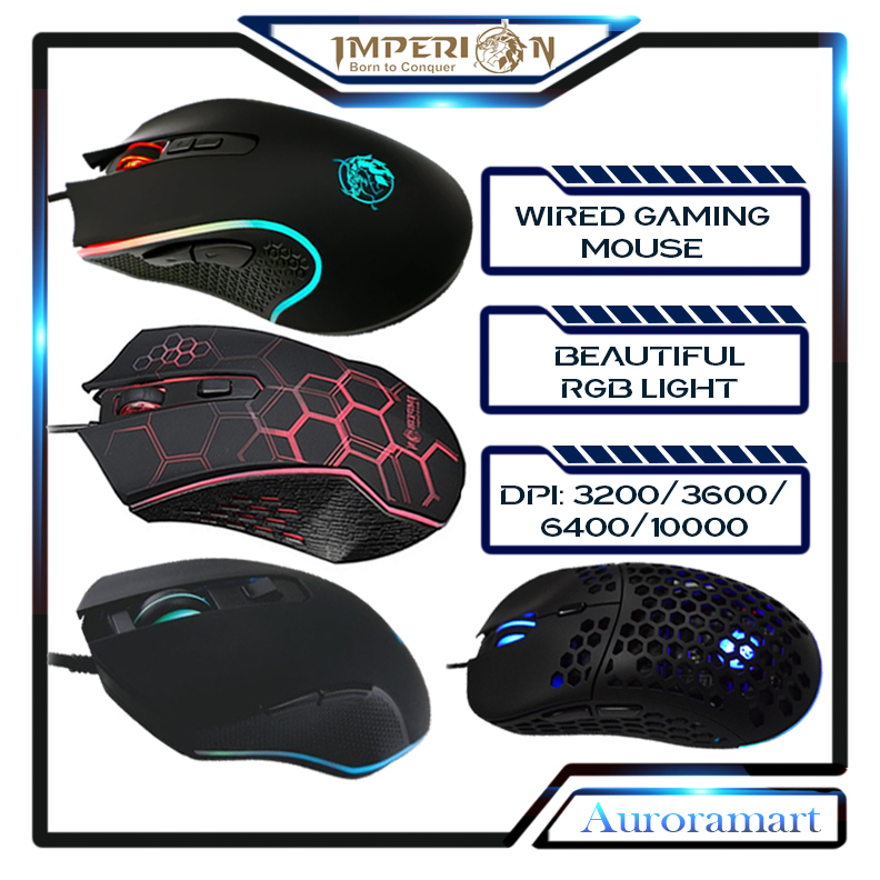 Original Imperion Wire Gaming Mouse Wired Mouse Gaming Mause 3200dpi ...