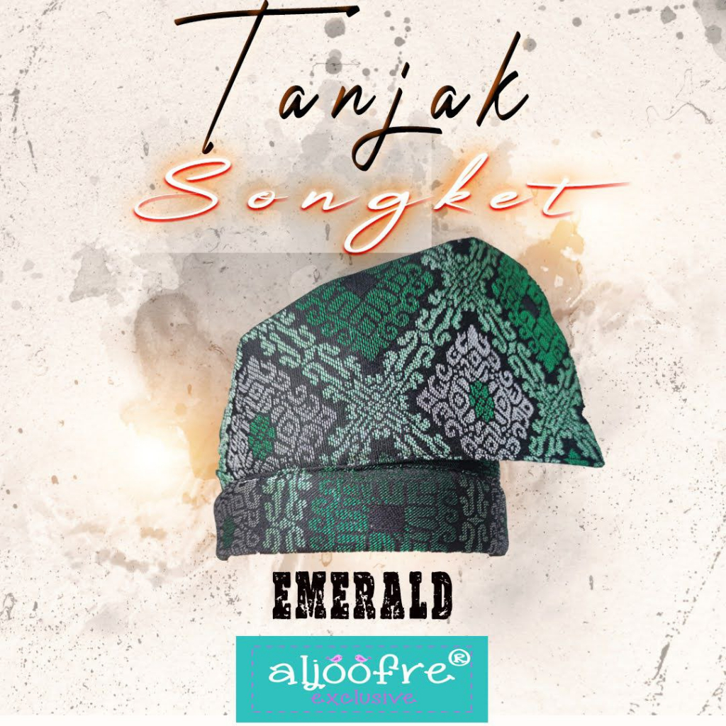 Tanjak Songket ALJOOFRE Budak & Dewasa Adjustable Velcro Setanjak ...