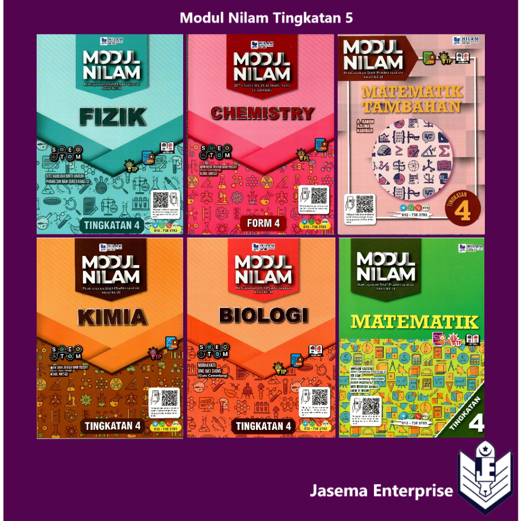 Modul Nilam Tingkatan 4 Fizik | Matematik Tambahan | Chemistry | Kimia | Biologi | Shopee Malaysia