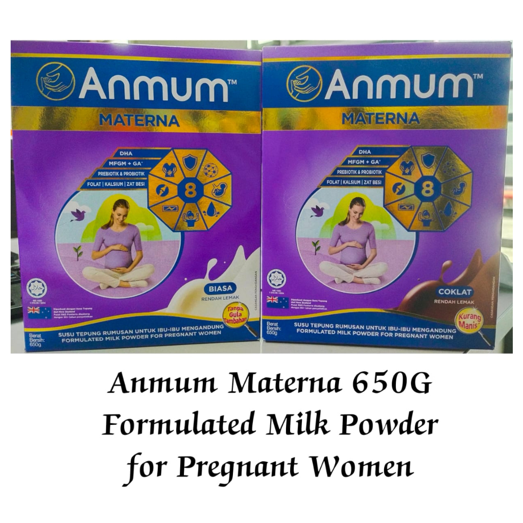 Anmum Materna 650g Formulated Milk Powder for Pregnant Women | Shopee ...