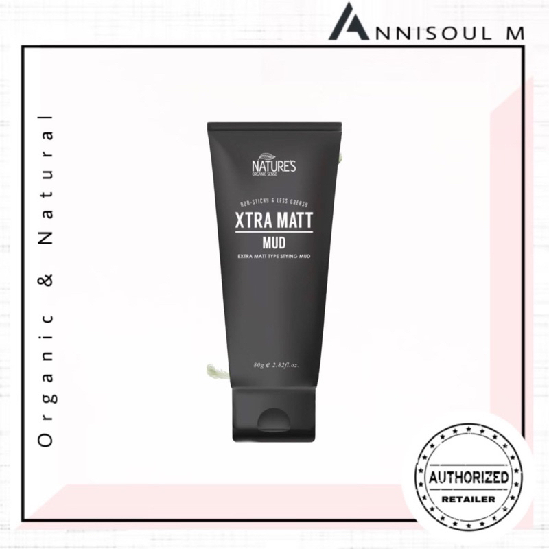 Nature's Organic Sense Xtra Matt Mud（new packaging）80ml | Shopee Malaysia